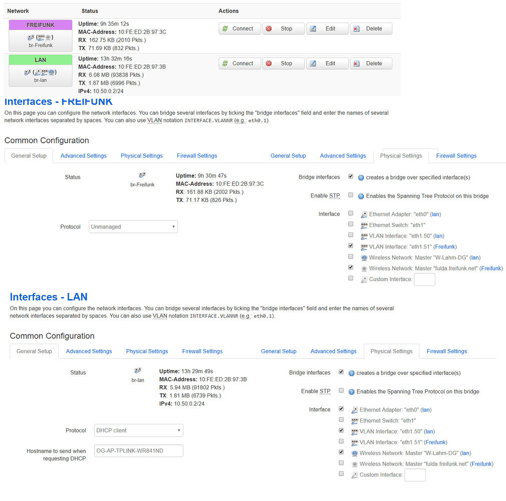 Freifunk im gesamten Haus - Mesh via LAN + Wlan - Gluon - Freifunk Forum